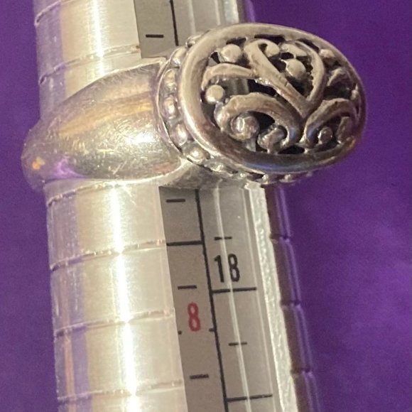 Accessories | Vintage Sterling Silver Ring 925 Nice Design Size 7 Nice ...